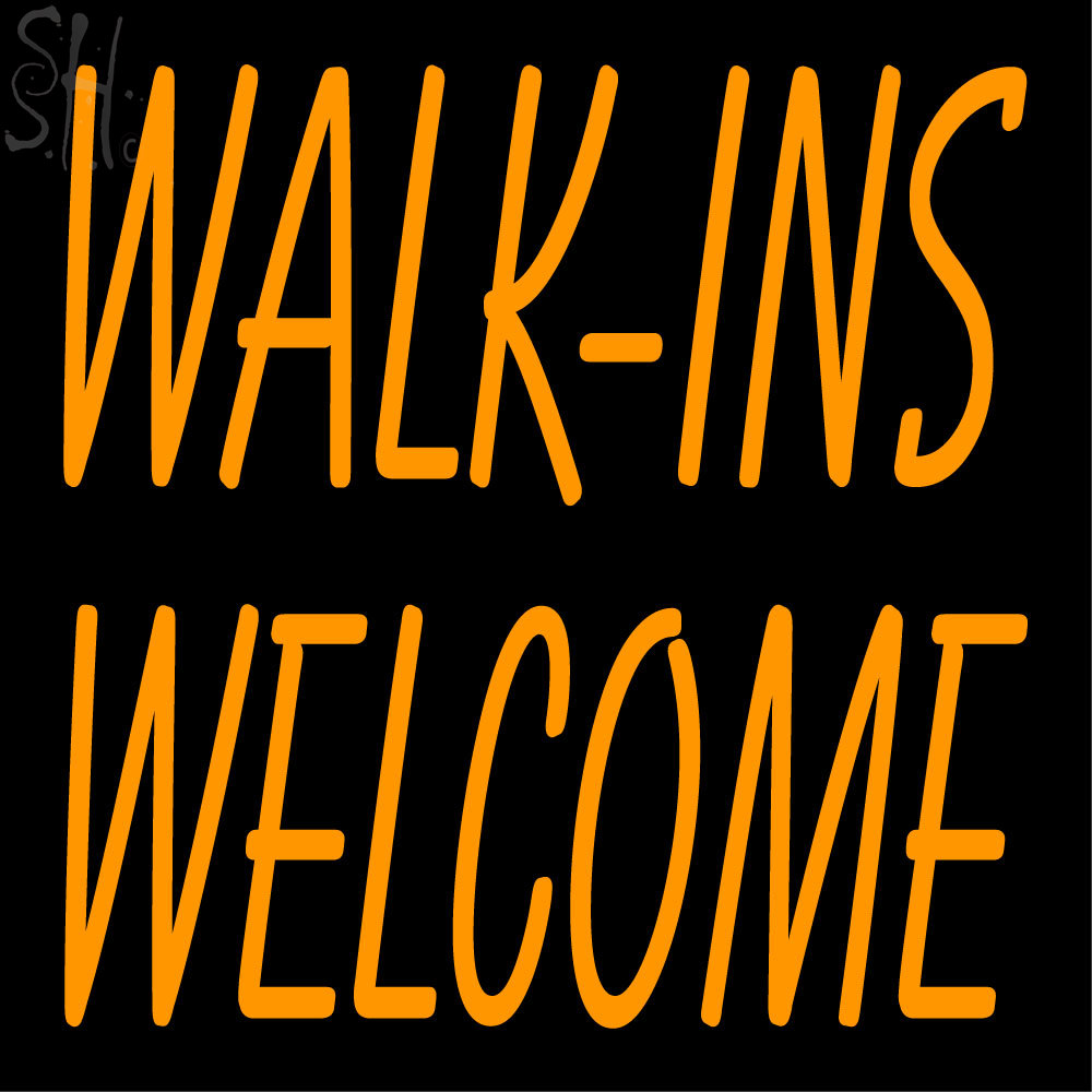 Custom Walk Ins Welcome Neon Sign 1 | Neon Signs | Neon Light