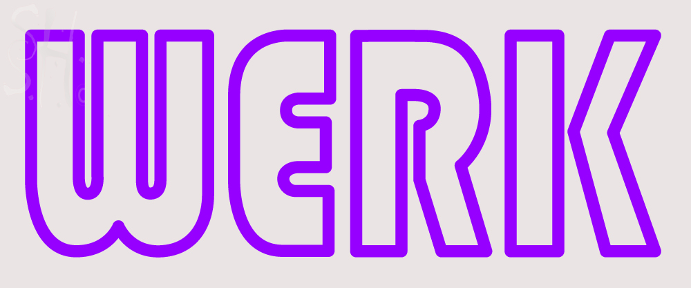 Custom Werk Neon Sign 1 | Custom Neon Signs | Neon Light