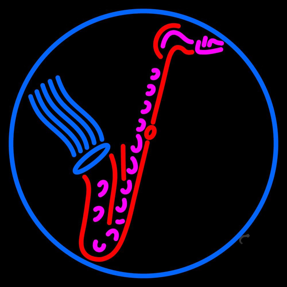 Yellow Saxophone Neon Sign | Music Neon Signs | Neon Light