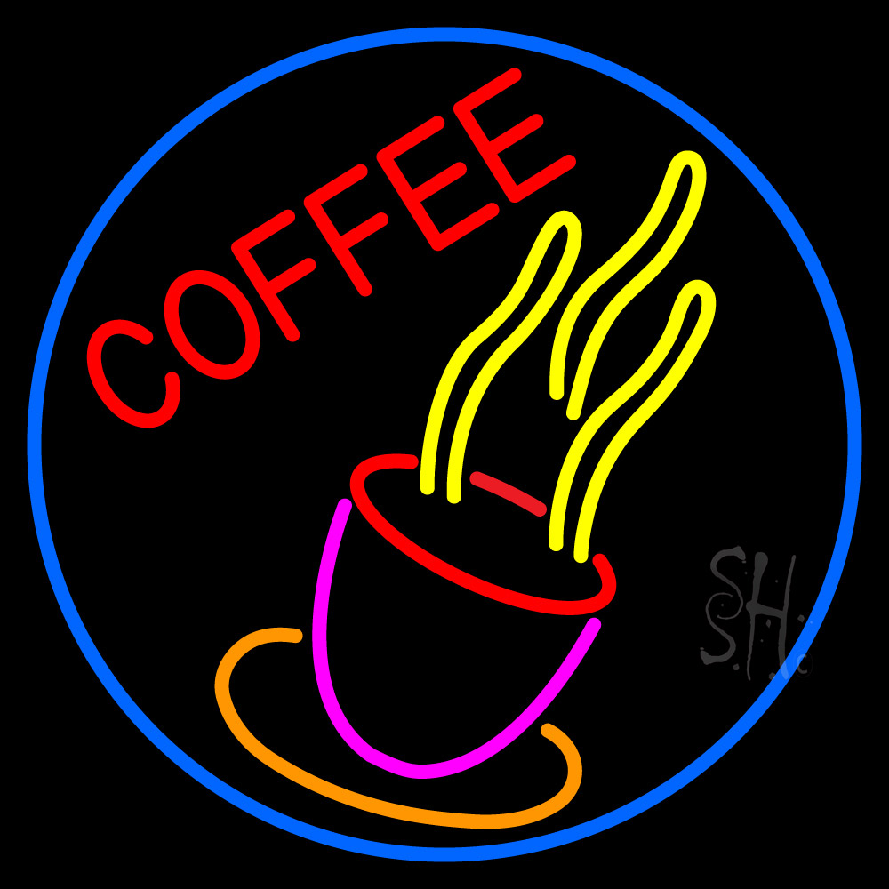 Pink Coffee Cup Neon Sign | Coffee Neon Signs | Neon Light