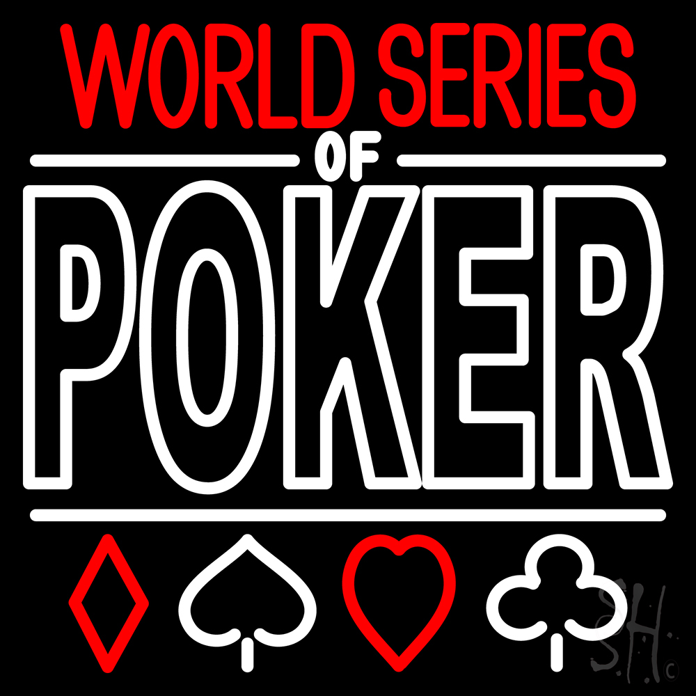 World Series Of Poker Neon Sign | Games Neon Signs | Neon Light