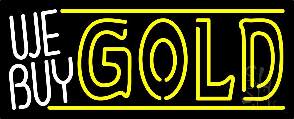 We Buy Gold Neon Sign | Pawn Neon Signs | Neon Light