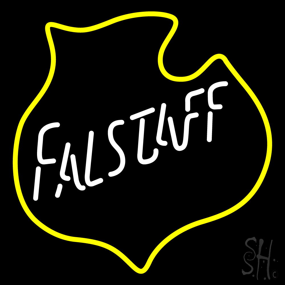 Falstaff Logo Neon Sign | Business Neon Signs | Neon Light