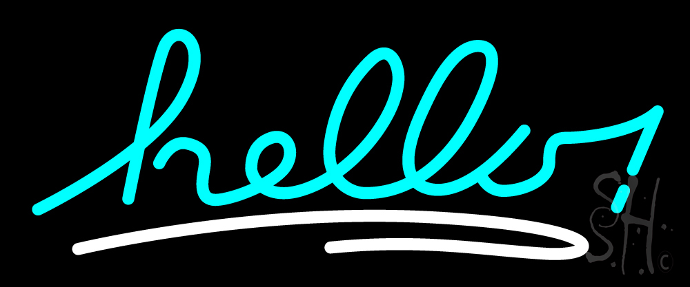 Hello Neon Sign | Wedding Neon Signs | Neon Light