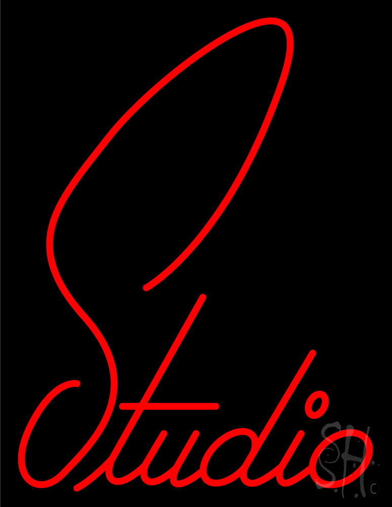 Studio Cursive Neon Sign | Movies Neon Signs | Neon Light