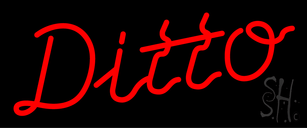 Flashy Sign Ditto